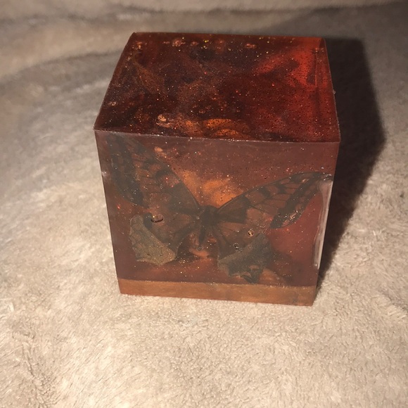 jfone8 | Office | Custom Epoxy Square Decor With Flower My Favorite ...